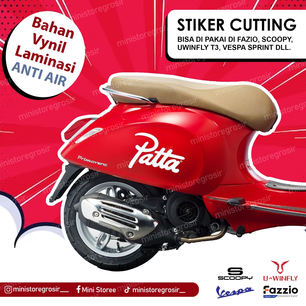 Jual Cutting Stiker Striping Uwinfly T3 Cutting Sticker Vespa Sprint ...