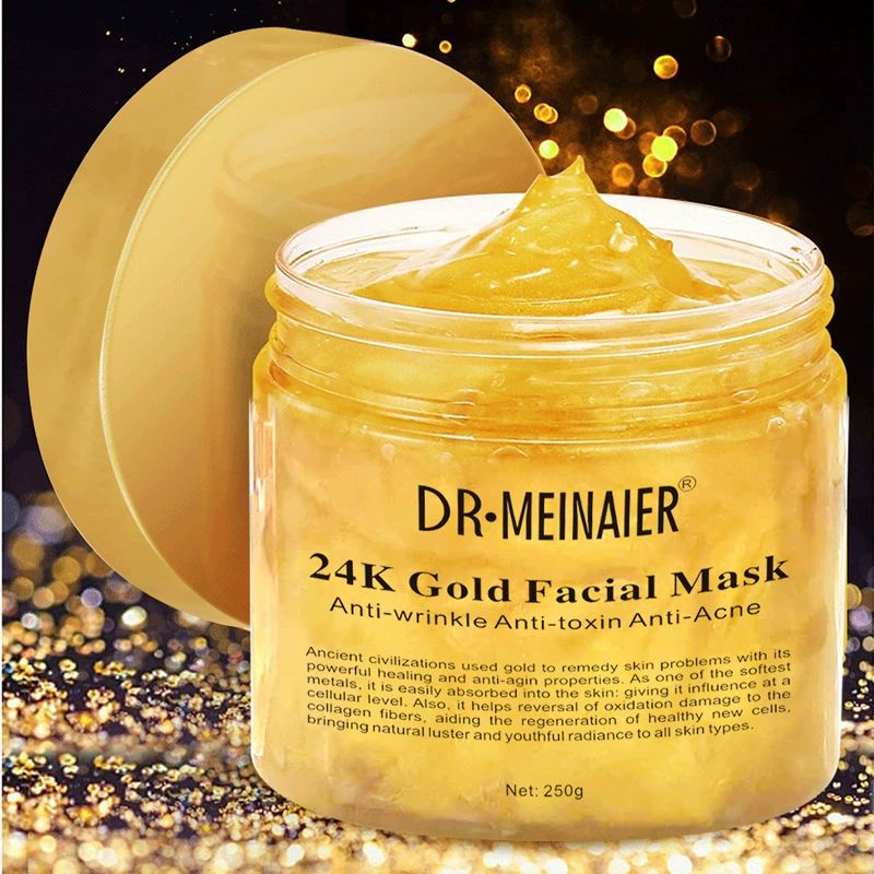Jual Masker gold 24k box isi banyak bisa untuk wajah dan leher tubuh ...