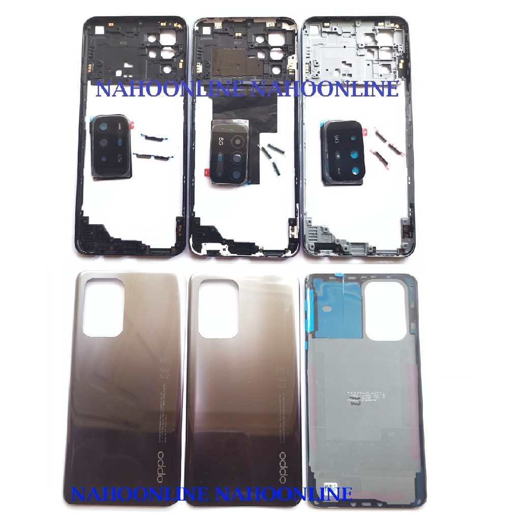 Jual BACK CASING HOUSING BACKDOOR+ TULANG BEZEL OPPO A95 5G TUTUPAN ...
