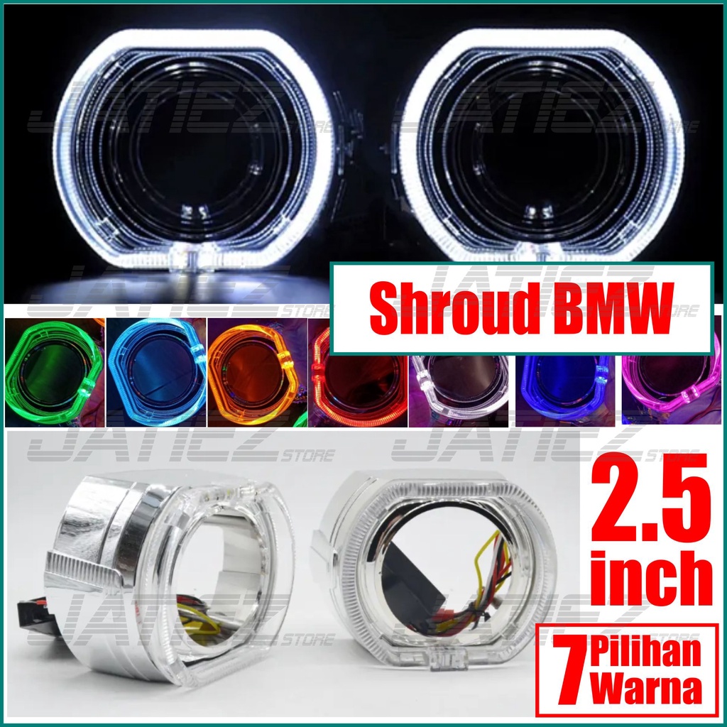 Jual Shroud BMW 2.5 Inch Shroud Biled Projector Projie Motor Mobil ...