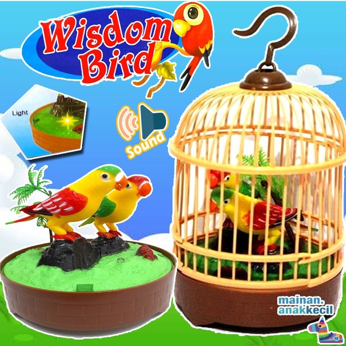 Jual M191 Mainan Wisdom Bird Toy- Sangkar Burung Heartful Bird ...
