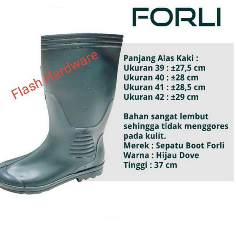 Jual HARGA BERSAHABAT sepatu boot karet forli bot tinggi/bot lentur ...