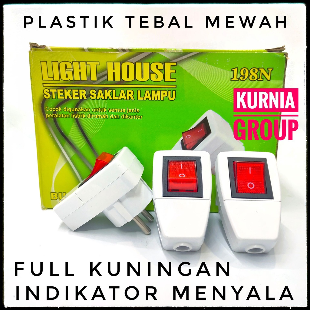 Jual STEKER SAKLAR + LAMPU BAHAN KUNINGAN BERKUALITAS COLOKAN SWITCH ...