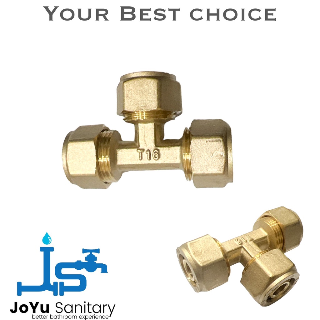 Jual Nepel Tee KUNINGAN sambungan Pipa air Panas TPPP-kran T Fitting ...