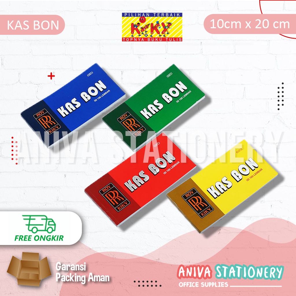 Jual KIKY BUKU KAS BON BUKTI KERTAS HUTANG 100 LEMBAR | Shopee Indonesia