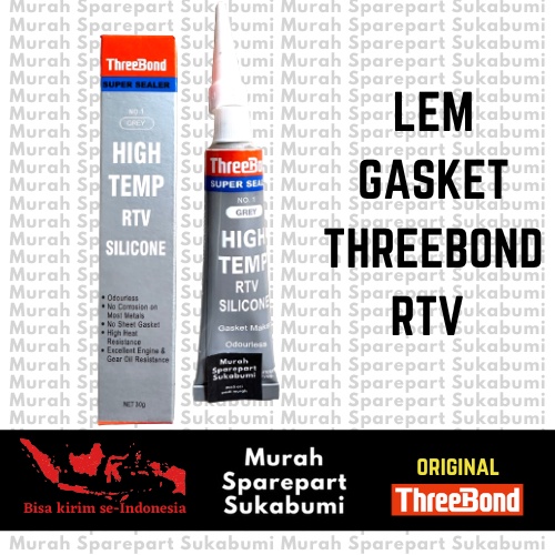 Jual LEM THREEBOND LEM GASKET TRIBON HIGH TEMP HITEMP RTV SILICONE 30 ...