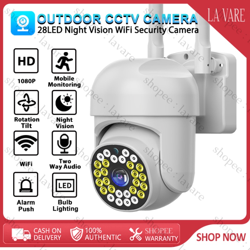 Jual CCTV V380 Pro Q36 1080P WiFi IP Camera Full Color Dual Light Night ...