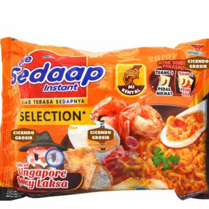 Jual Sedaap Singapore Laksa Noodle | Shopee Indonesia