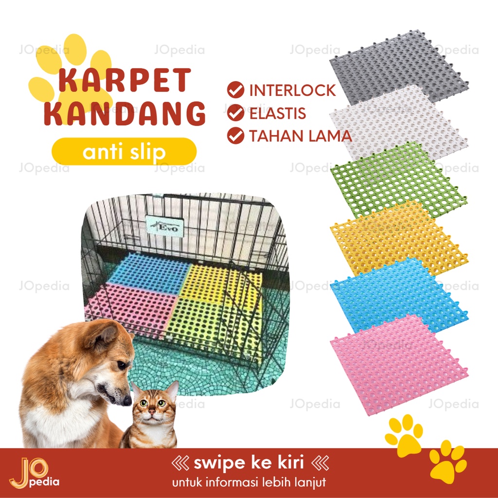 Jual KARPET KANDANG ANTI SLIP Alas Kandang Kucing Anjing Karet ...