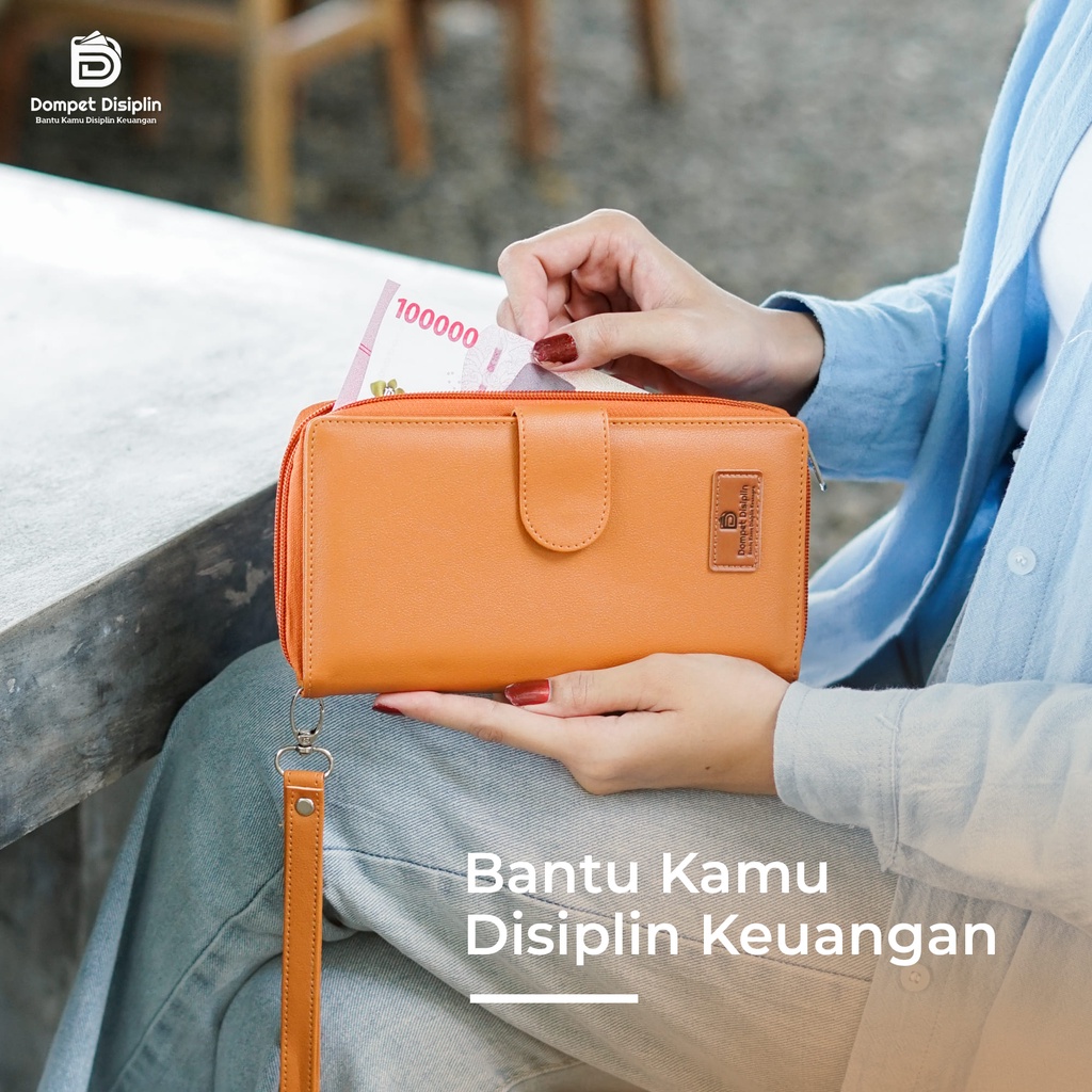 Jual Dompet Disiplin Bantu Atur Keuangan Bulanan - COKLAT | Shopee ...