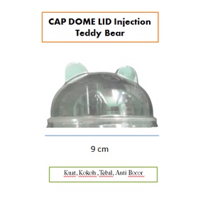 Jual Tutup Cembung / Dome Lid Injection Teddy Bear / Cap Injection ...