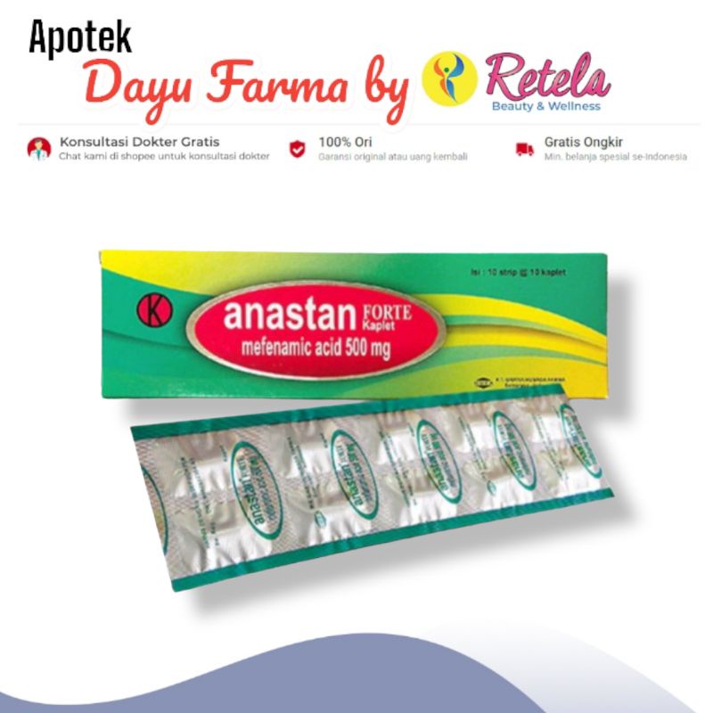 Jual ANASTAN FORTE 500MG KAP 10`S | Shopee Indonesia