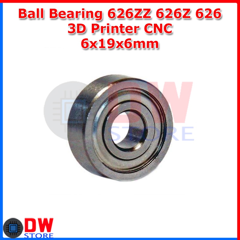 Jual 3D Printer Ball Bearing 626ZZ 626-ZZ Miniature Deep Groove ...