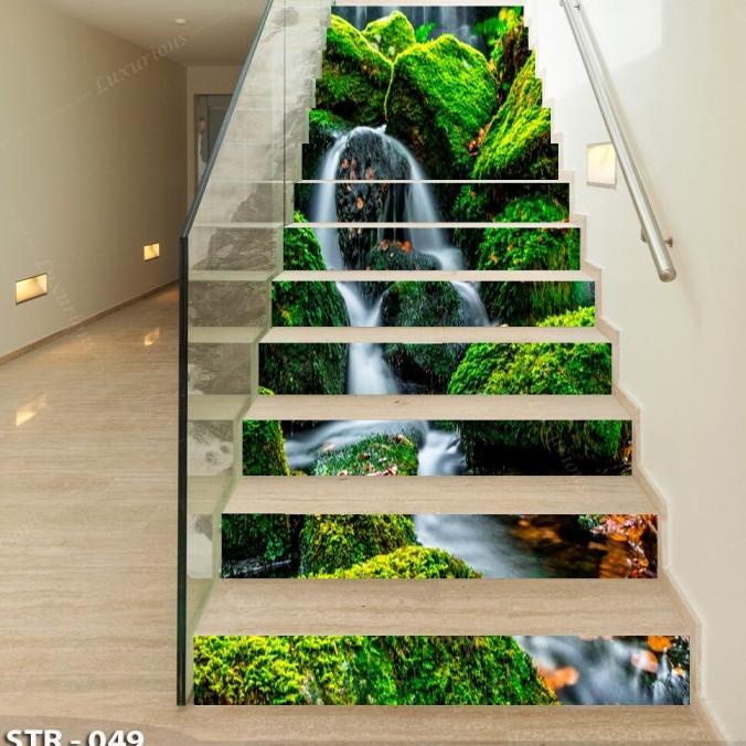 Jual Sale Wallpaper Sticker Custom 3D Wallpaper Tangga Air Terjun ...