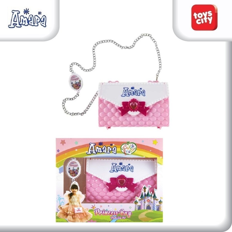 Jual Amara Princess Bag Make Up Kit - Make Up BPOM Aman Untuk Anak Anak ...