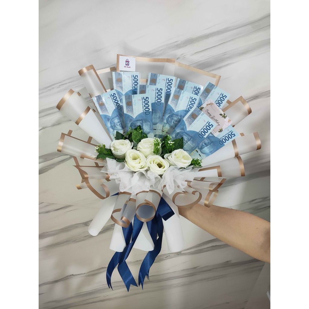 Jual Buket Bunga/ Cover Money Buket/ Money Bouquet - Tidak Termasuk ...