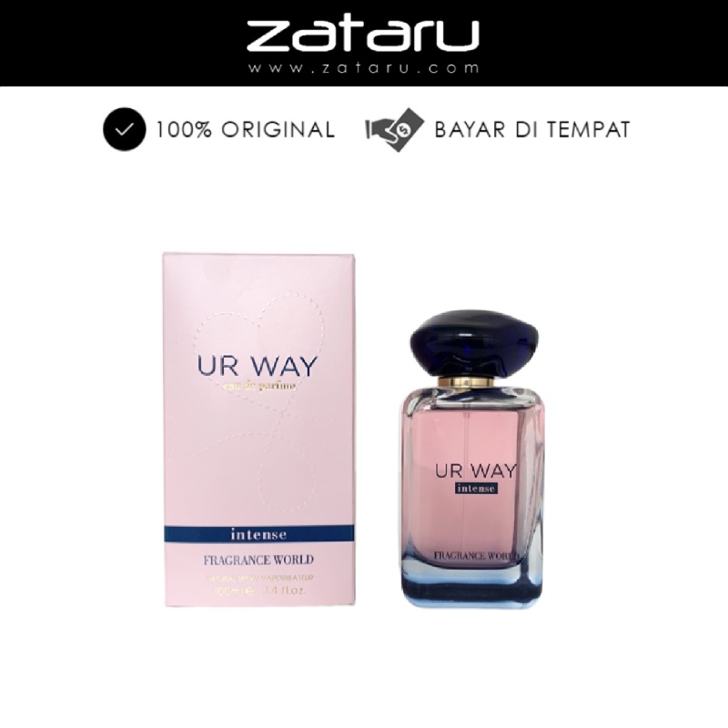 Jual Fragrance World UR Way Intense EDP Women - 100 ML | Shopee Indonesia
