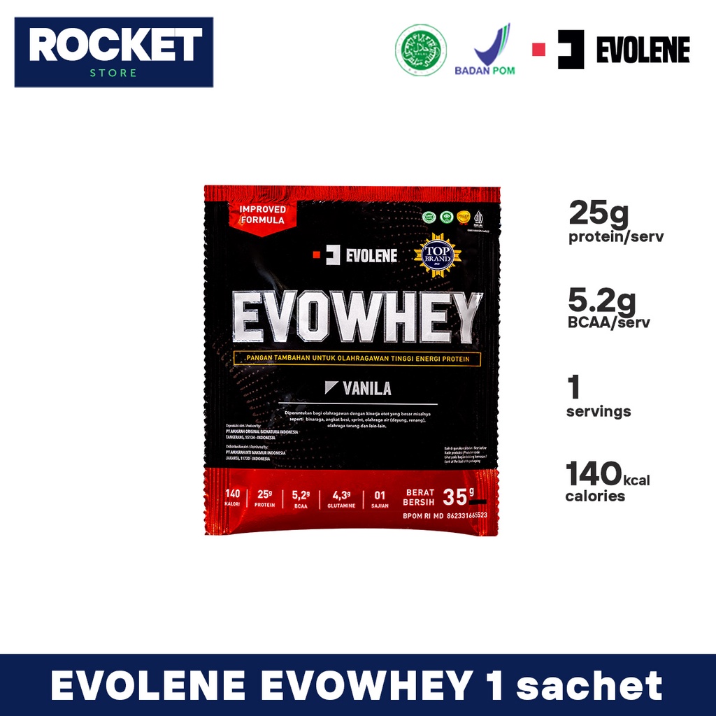 Jual Evolene Whey & Isolene ECER 1 sachet Protein susu Protein Evo Whey ...