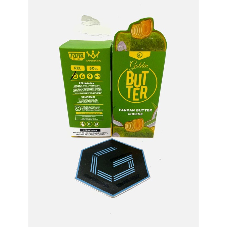 Jual Liquid Golden Butter V2 PANDAN BUTTER CHEESE 60ML by Farm Factory ...