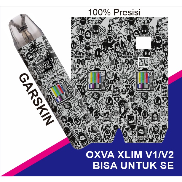 Jual STIKER GARSKIN XLIM doodle black wie | Shopee Indonesia