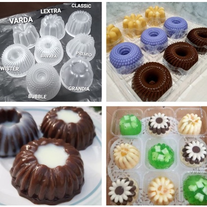 Jual 1 buah Cetakan Kue Kukus / Cetakan agar ager / Cetakan Puding unik ...