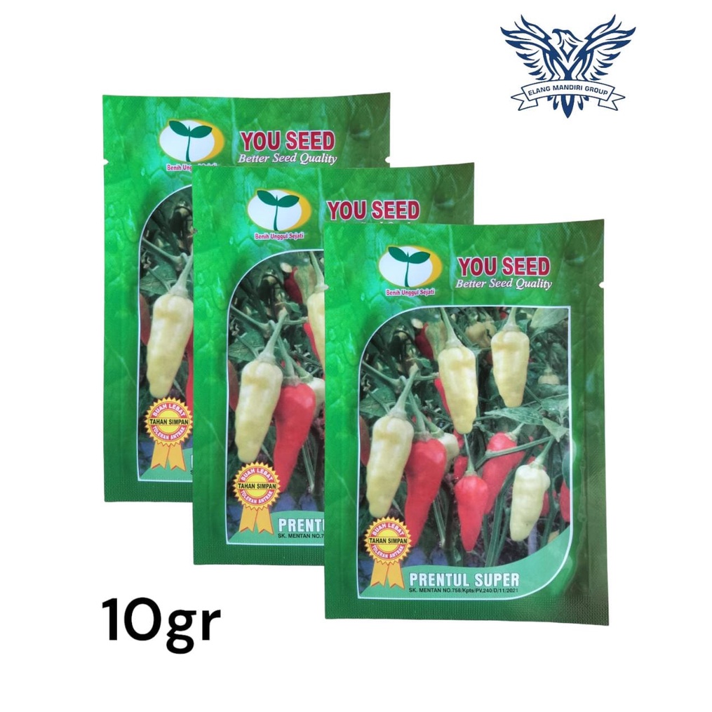 Jual Prentul Super 10gr Benih Cabe Rawit Hibrida You Seed Bagong ...