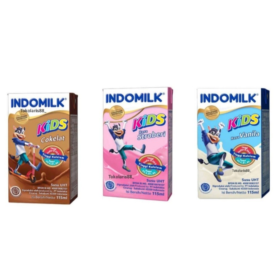 Jual Susu Indomilk Kids Susu UHT Kid 115ml | Shopee Indonesia