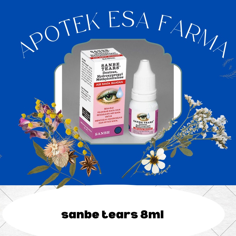 Jual SANBE TEARS EYE DROPS 8 ML / TETES MATA GATAL IRITASI POLUSI DEBU ...