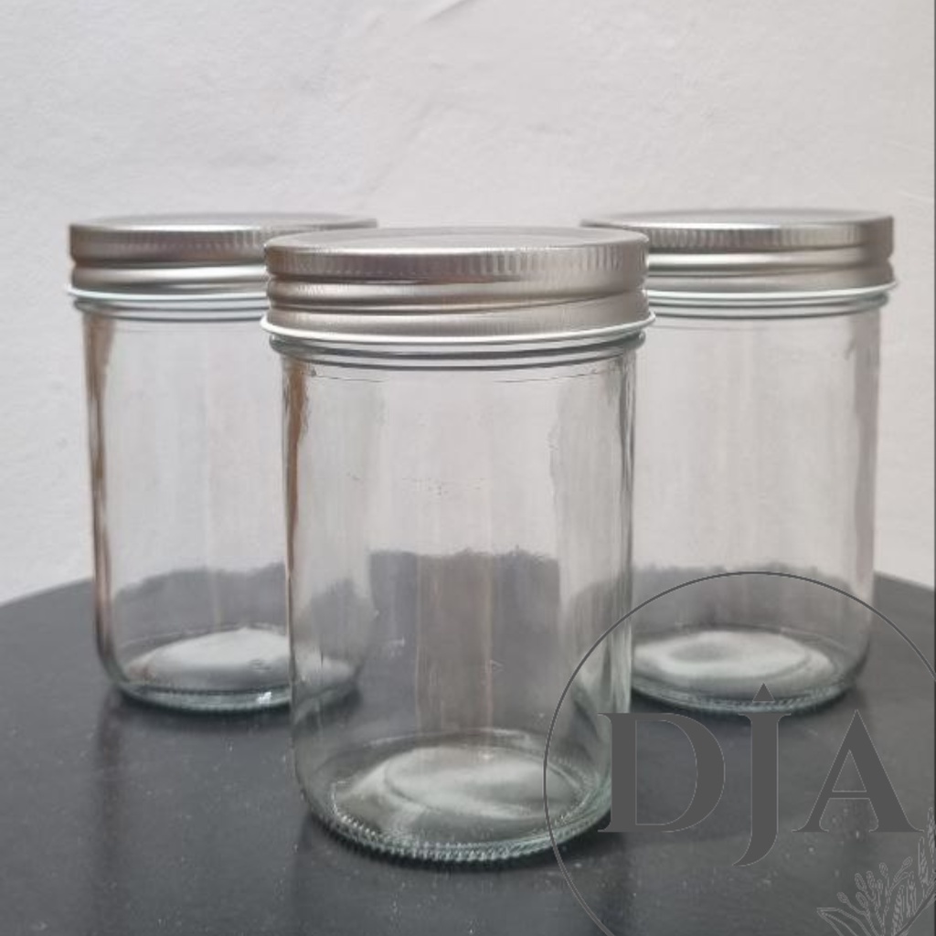 Jual JAR KACA / BOTOL KACA 250 ml TUTUP STAINLESS (SUPPLIER TANGAN ...