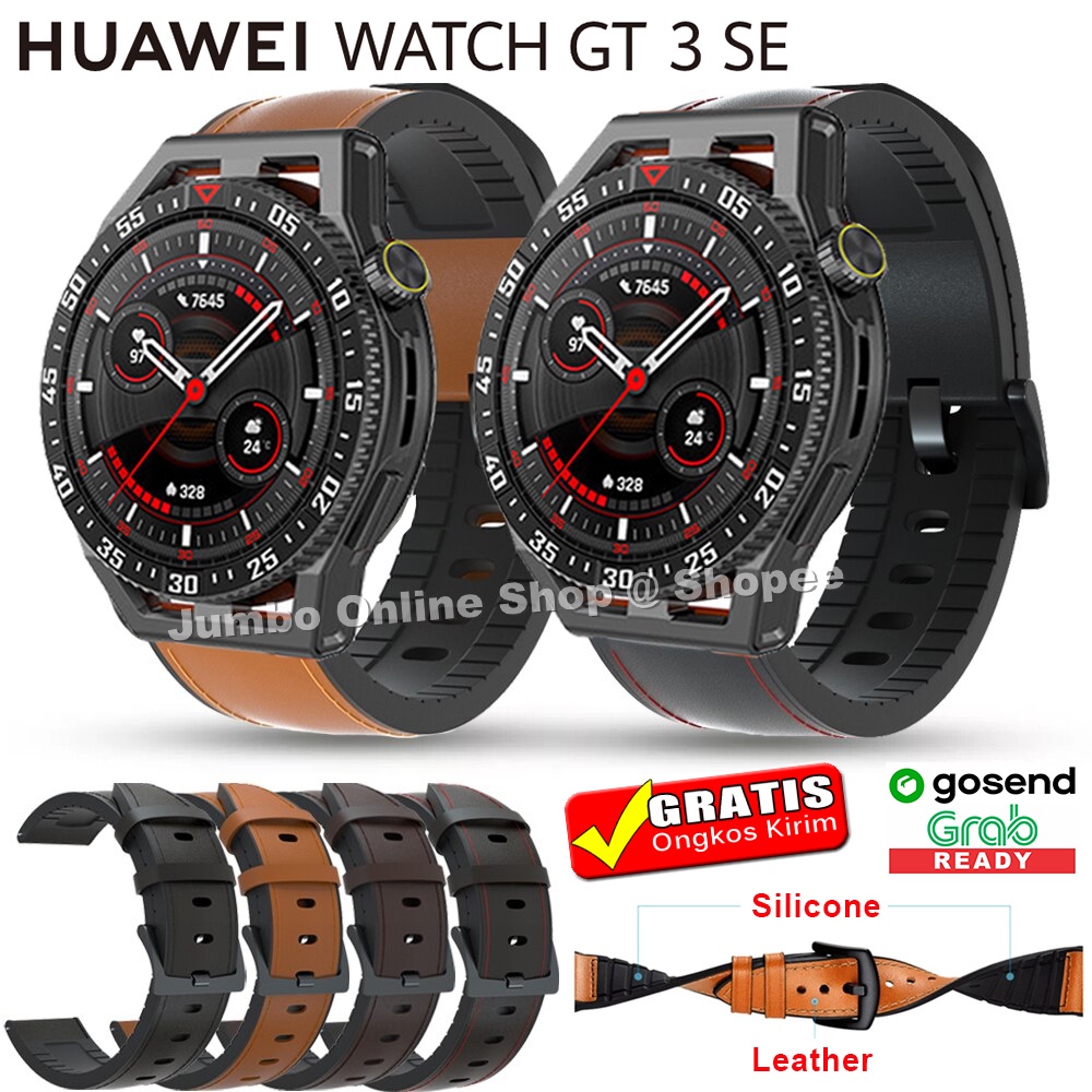 Jual STRAP TALI JAM HUAWEI WATCH GT 3 SE HUAWEI GT3 SE LEATHER KULIT ...