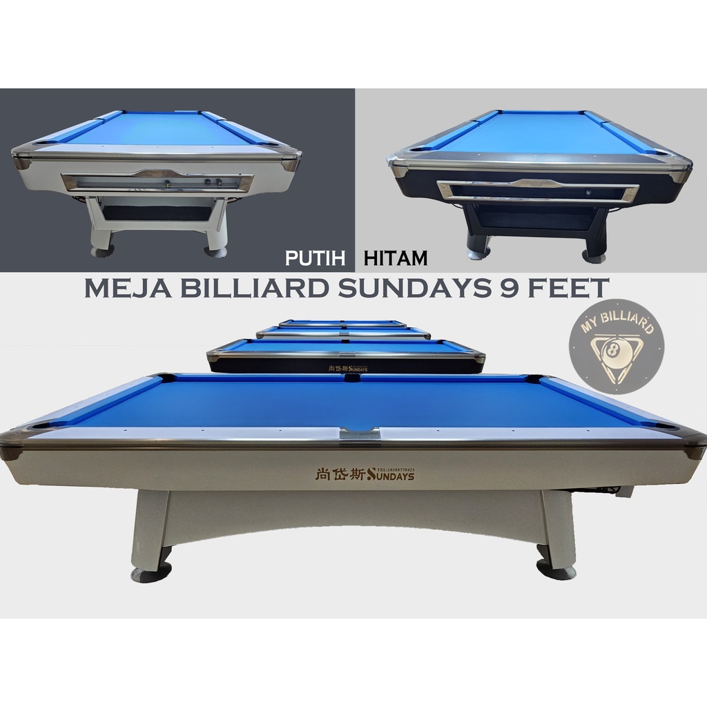 Jual Meja Billiard 9 Feet Import Sundays - meja bilyar billiard pool ...