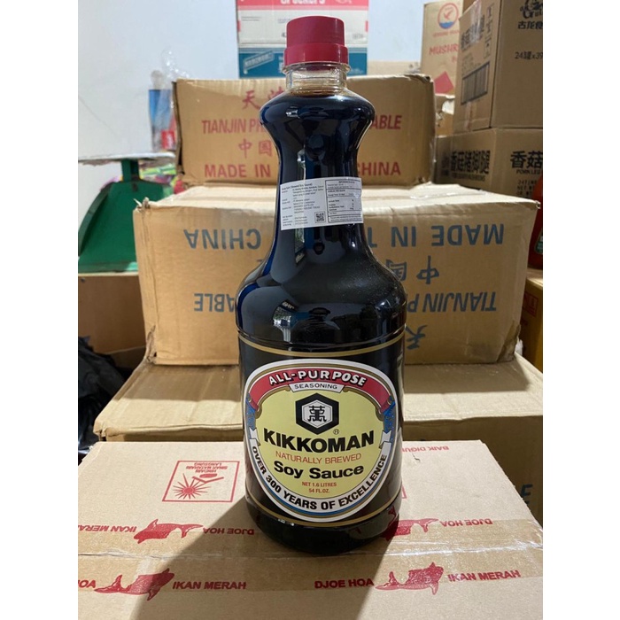 Jual Kikkoman Soy Sauce / Kecap Asin Jepang 1.6 Liter | Shopee Indonesia