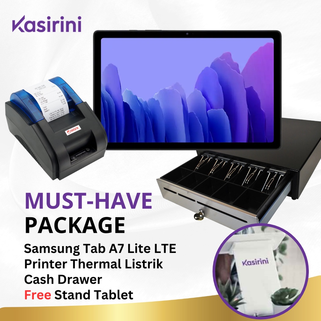 Jual MUST-HAVE PACKAGE | Samsung Tab A7 Lite LTE, Printer Thermal ...