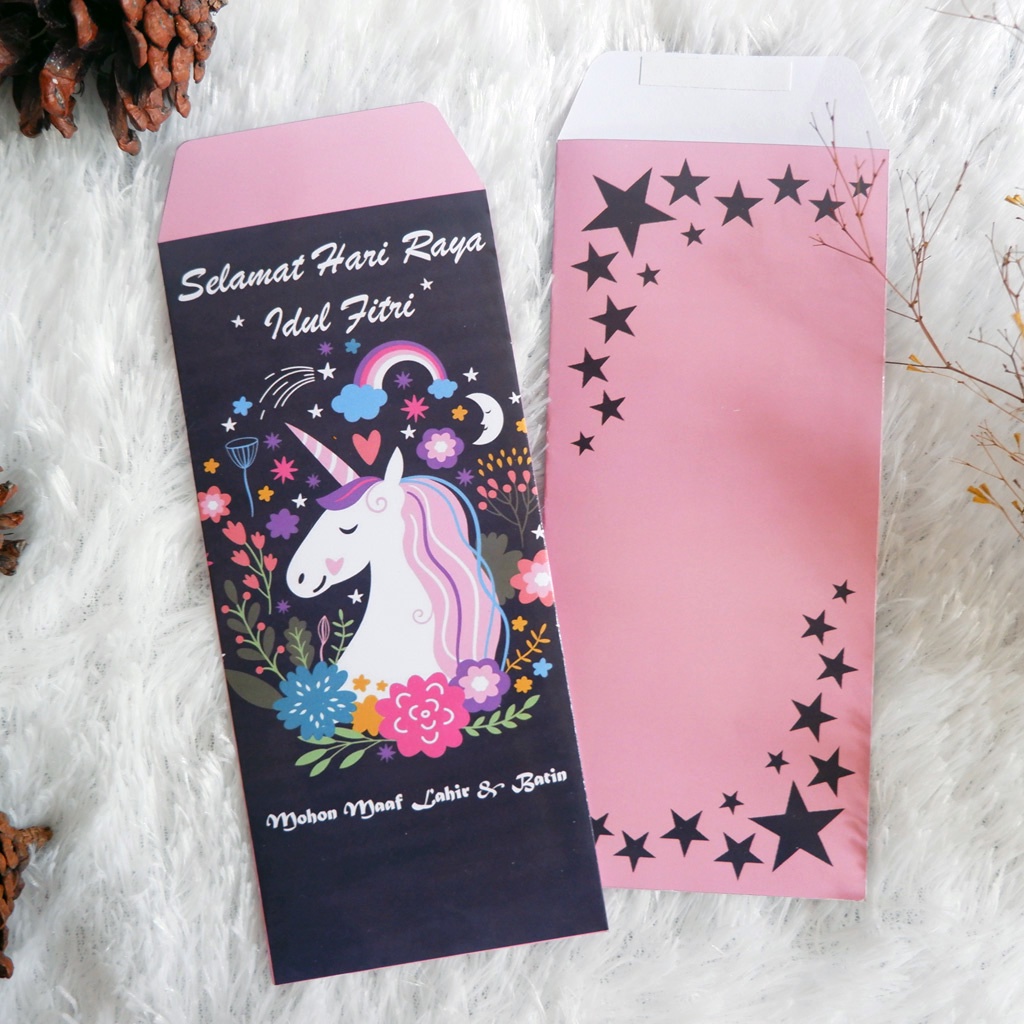 Jual Amplop Lebaran Idul Fitri Karakter Kartun Kuda Poni Unik dan Lucu ...