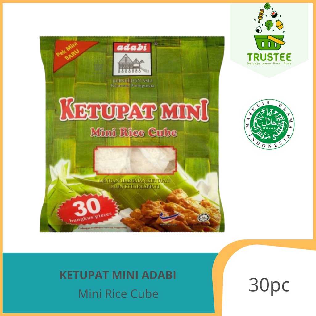Jual Adabi Ketupat Mini Rice Cube /Ketupat Nasi Mini Adabi Halal 30pc ...