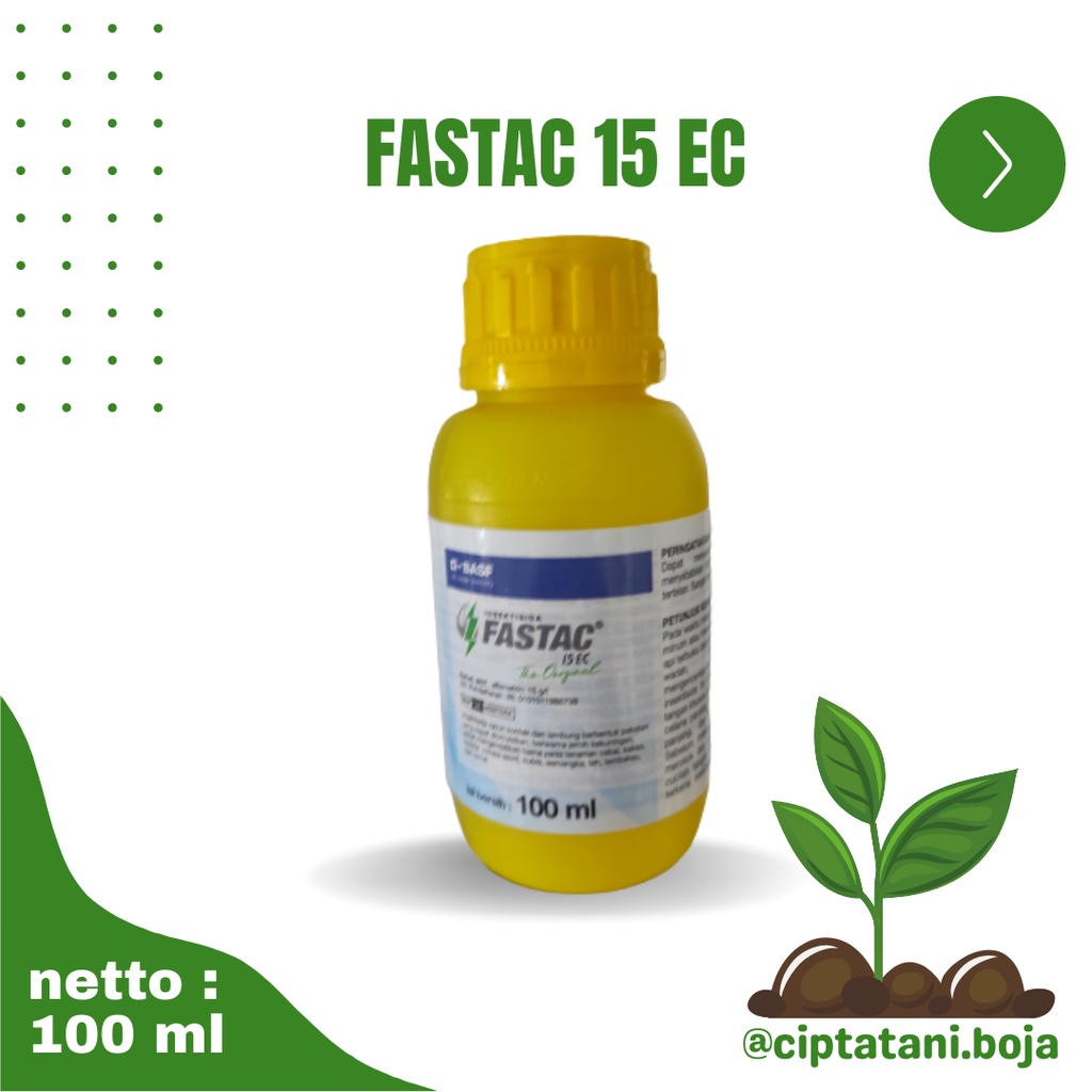 Jual Insektisida FASTAC 15 EC 100 ml untuk Ulat dan Serangga pad ...