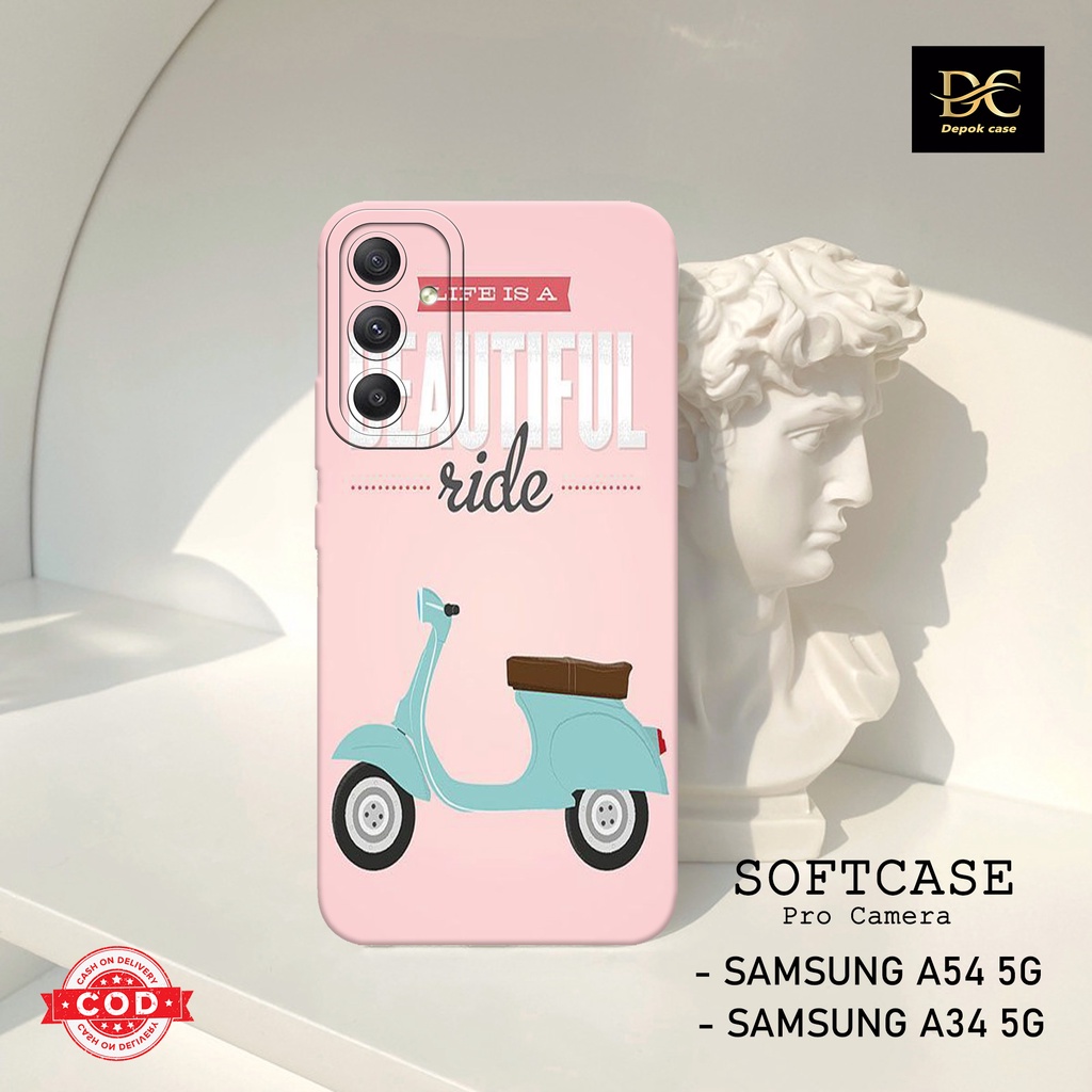 Jual Soft Case Hp Samsung Galaxy A34 5G / Samsung Galaxy A54 5G Terbaru - Motif VESPA - Casing ...
