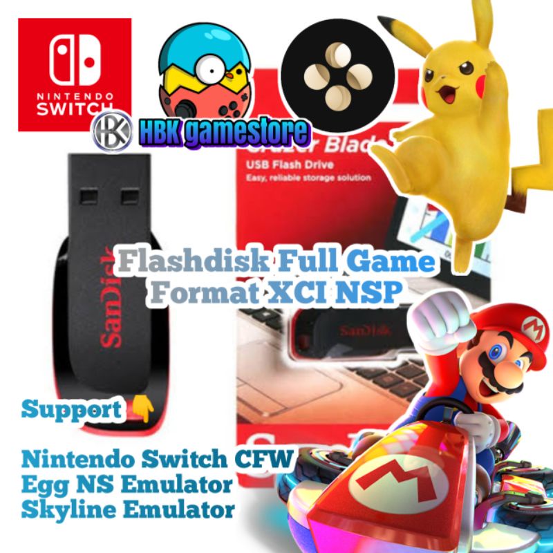 Jual Flashdisk Full Game Nintendo Switch | Shopee Indonesia