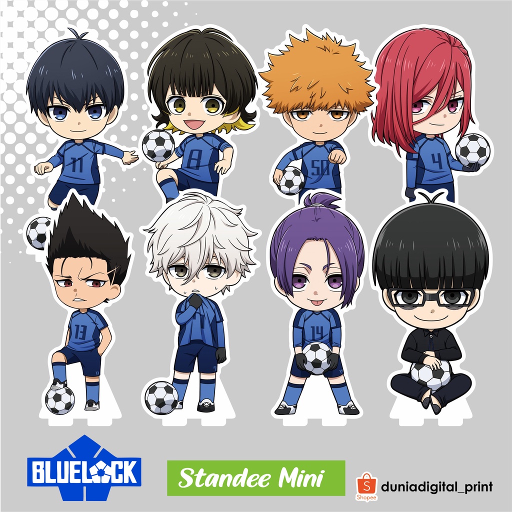 Jual Standee Blue Lock Akrilik UV | Isagi Bachira Kunigami Chigiri ...