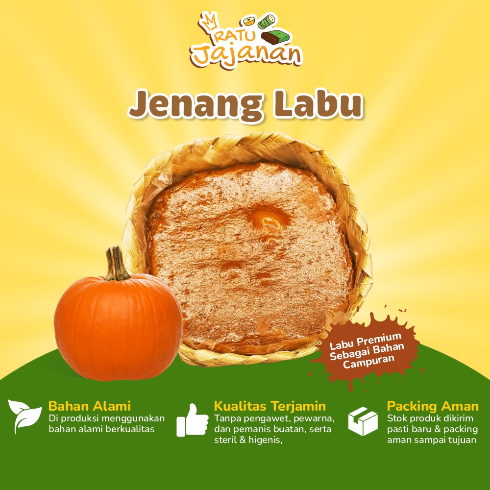 Jual Jenang Labu Oleh-Oleh Khas Blitar Ratu Jajanan | Shopee Indonesia