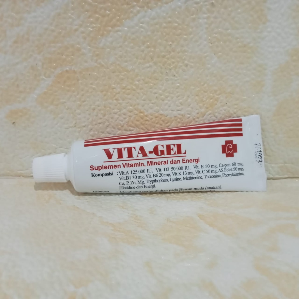 Jual Suplemen Vitamin untuk Hewan, Mineral dan Energi VITA-GEL 50gr | Shopee Indonesia