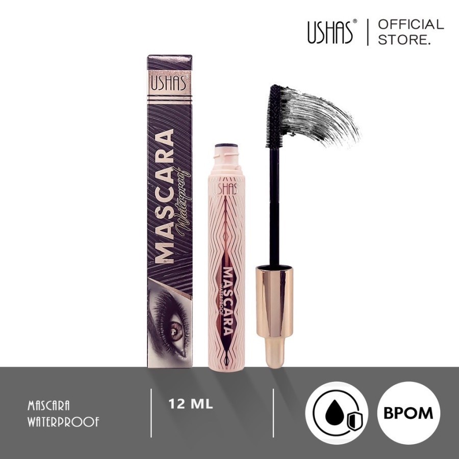 Jual BEAUTY - USHAS MASCARA WATERPROOF 12ML - MASKARA USHAS WATERPROOF ...