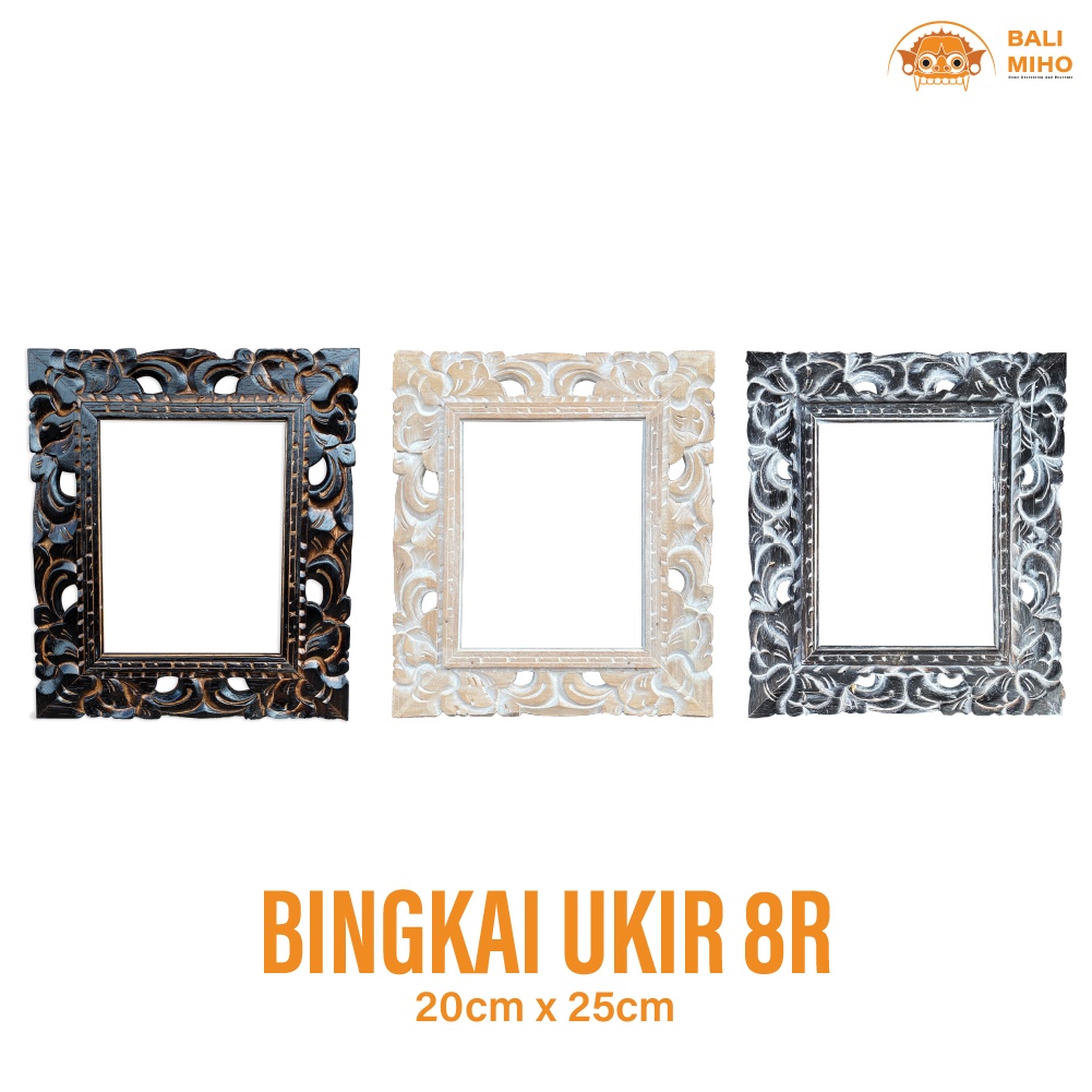 Jual Bingkai Kayu Ukir 8R ( 20 x 25 cm ) - Bingkai Foto - Bingkai ...