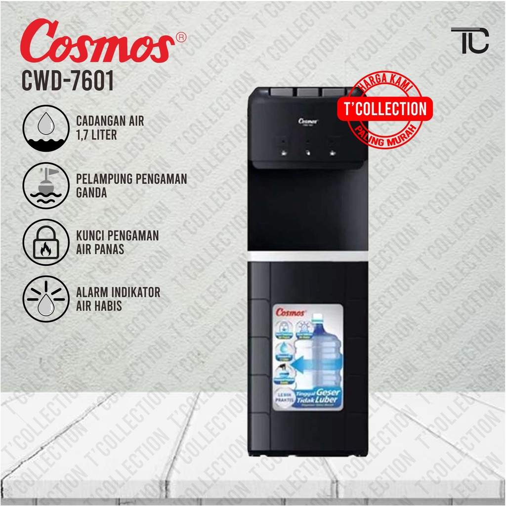 Jual Cosmos Dispenser Galon Bawah 3 Kran CWD-7601 | Shopee Indonesia