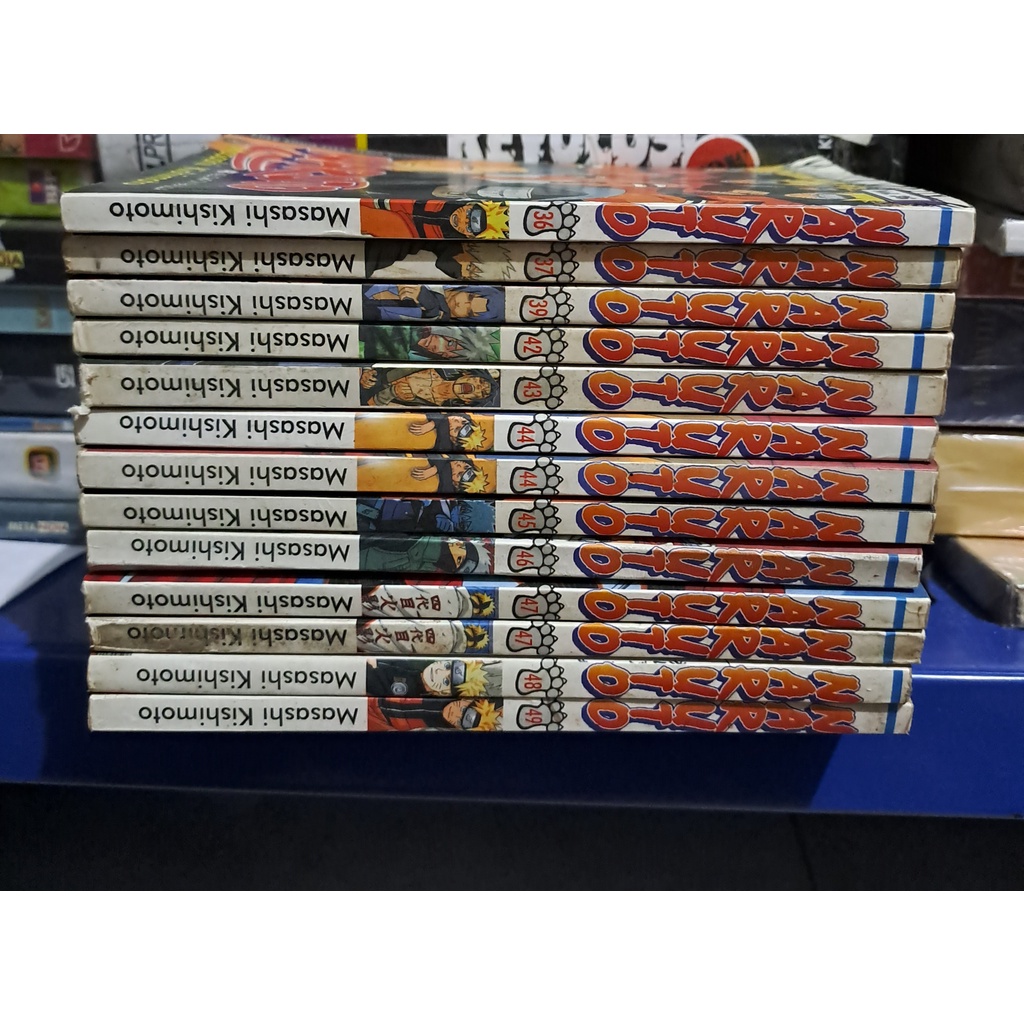 Jual KOMIK CABUTAN ORI BEKAS NARUTO EDISI 36 - 49 | Shopee Indonesia