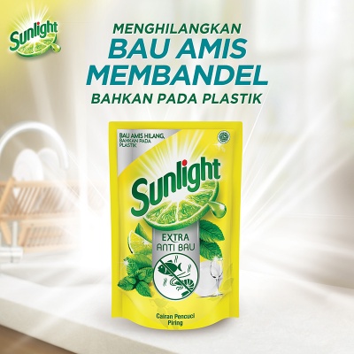 Jual SUNLIGHT - Sabun Cuci Piring Anti Bau - Daun Mint - 650ml / 700 ml ...