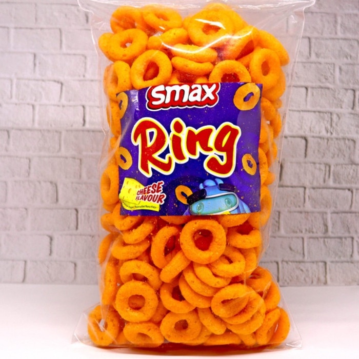 Jual Smax Ring Cheese Snack Jadul Cemilan Kiloan Original 250 Gram ...