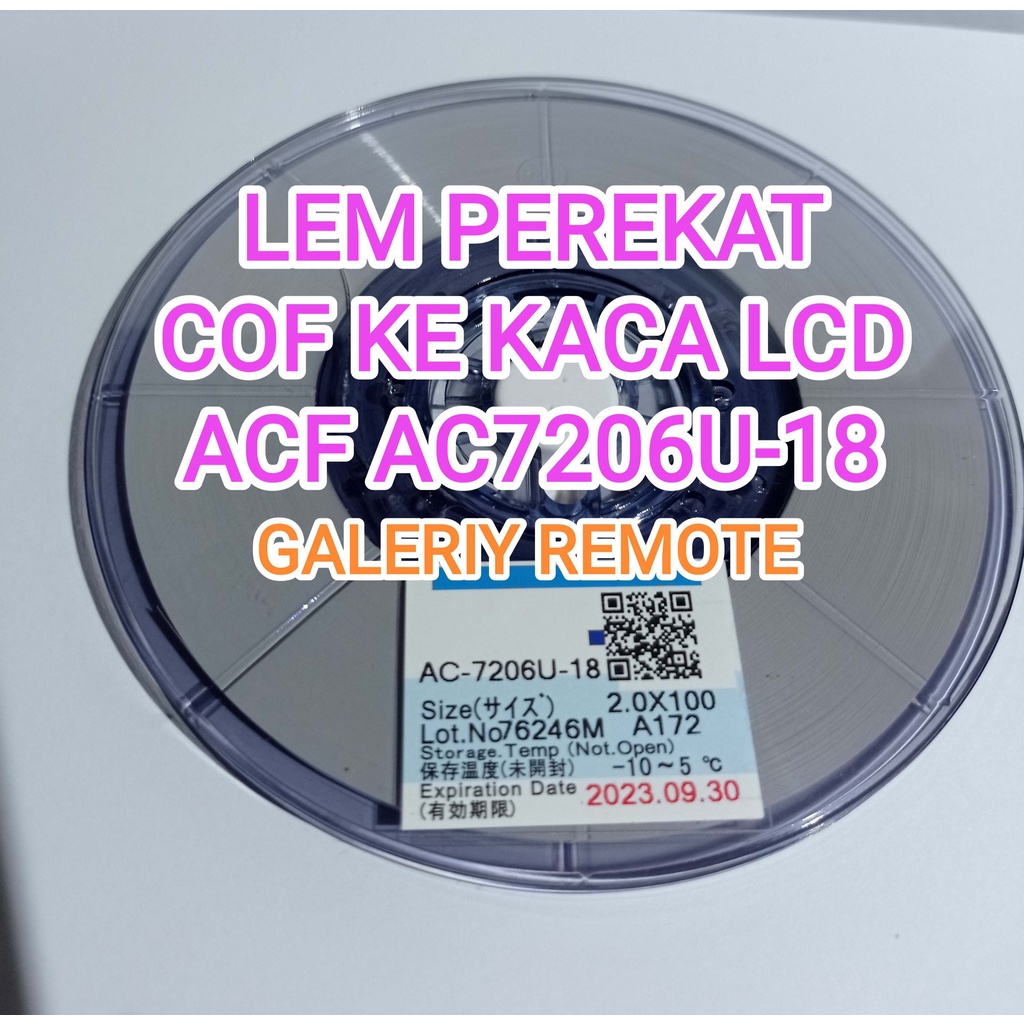 Jual LEM ACF 7206 LEM ACF 2056 MATA SOLDER T LEM LCD LEBAR 2 MM | Shopee Indonesia