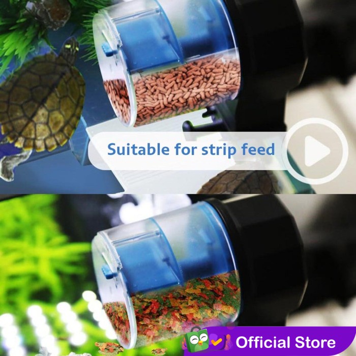 Jual Dispenser Makanan Ikan Otomatis Aquarium Automatic Fish Food ...