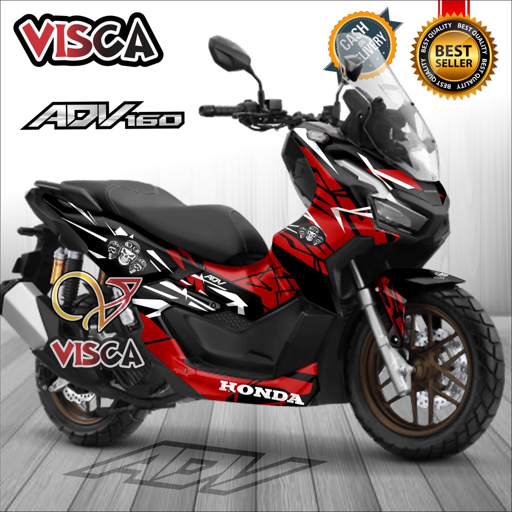 Jual Decal Adv 160 Full Body Stiker Honda Adv 160 Skull | Shopee Indonesia